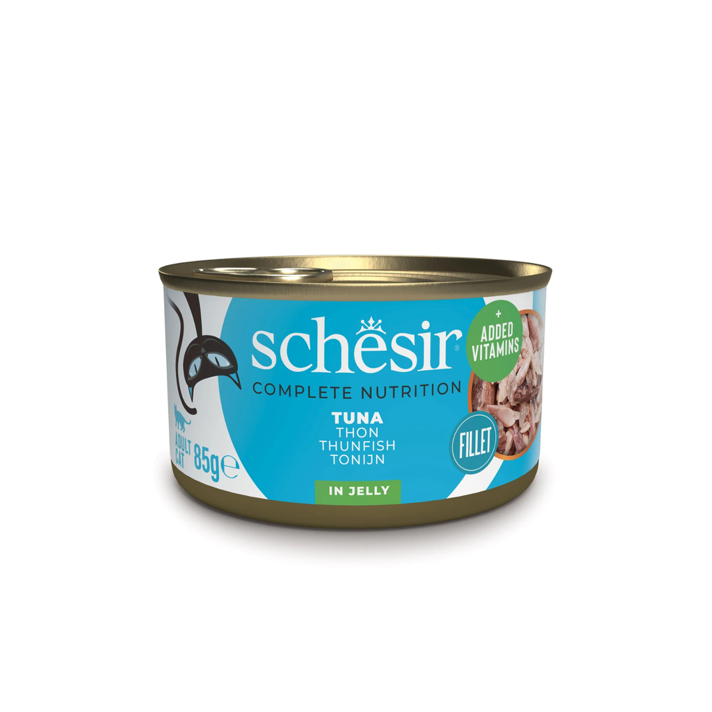 Schesir Complete & Balanced Nutrition Wet Cat Food in Jelly Can- Tuna 85g [MOQ:12pcs] | SMBG B2B ...